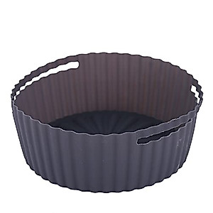 Air Fryer Cooking Liner - Heat Resistant Oven Baking Paper Liner | Round Non-Stick Serving Pot, Oven Tray, Air Fryer Accessories for Microwave Ovens, Freezers, Air Fryers Bairong