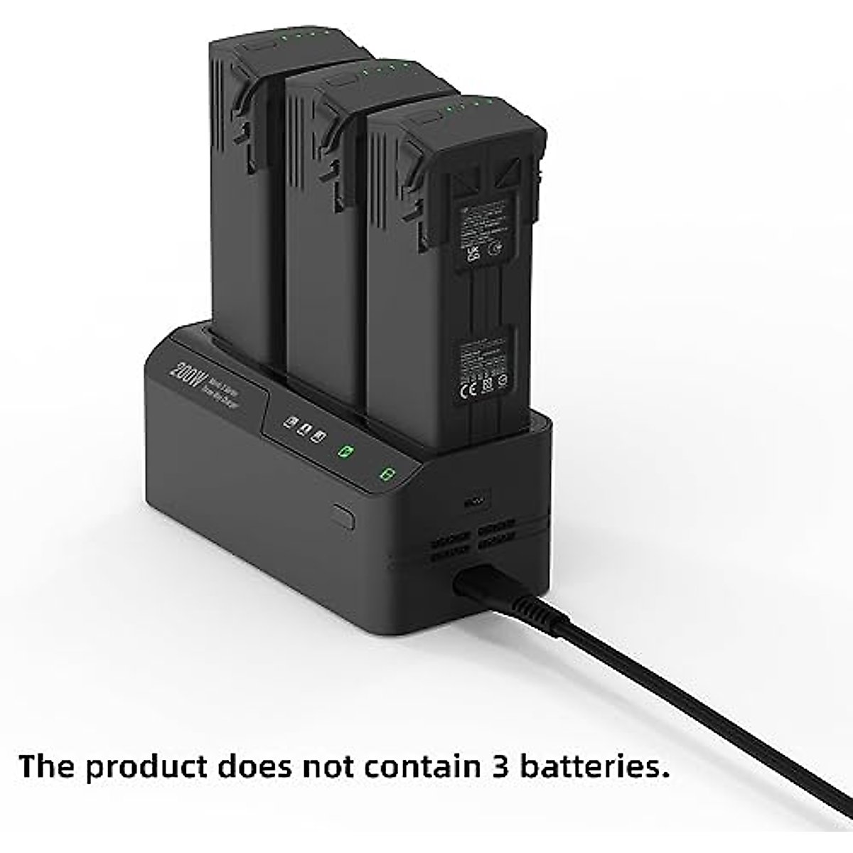 Drone Original 200W Battery Charging Hub Safe and Efficient Fast Charger Intelligent Fast Efficient 3 Port Compatible with DJI Mavic 3 Series