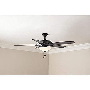 Menage 52 in. Integrated LED Indoor Matte Black Ceiling Fan