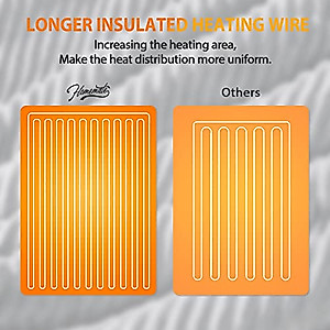 HomeMate Heated Blanket Electric Throw - 50"x60" Heating Blanket Throw 4 Hours Auto-Off 5 Heat Levels Heat Blanket Over-Heat Protection Soft Flannel Sherpa Heater Blanket Electric ETL Certification