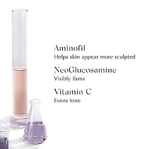 EXUVIANCE AGE REVERSE Total Correct + Sculpt Hydrating Antiaging Face Serum with Vitamin C, For fine lines and wrinkles, 1 fl. oz.