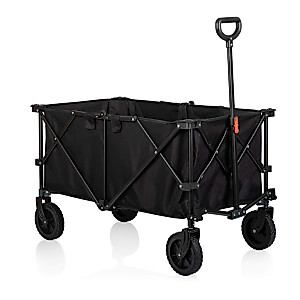 ONIVA - a Picnic Time Brand Adventure Folding, Beach, & Sport Utility Wagon XL, Black
