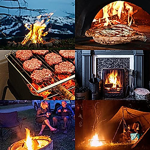 Fire Starter, 108 Count Natural Fire Starters for Fireplace, Charcoal Starter, Fire Starters for Grill, Campfires, Fireplace, BBQ, Firestarters for Indoor Outdoor Fire Pit, Wood Fireplace Starters