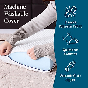 WEEKENDER Gel Memory Foam Pillow - King Size - 1-Pack - Medium Plush Feel - Neck & Shoulder Support - For Back, Side, & Stomach Sleepers - Home, Hotel, & Hospital Essentials