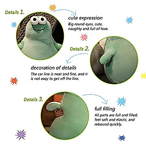 Kawaii Green Frog Plush Toy Frog Stuffed Animal Toys Cute Birthday Frog Plushies Pillow Soft Plushie Doll Gifts for Kids Girls & Boys (Frog,11 inch)