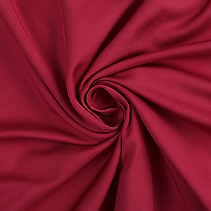 XAKALAKA Women Plus Size Lace Babydoll Lingerie Side Slit Strappy Chemise Sleepwear Wine XL