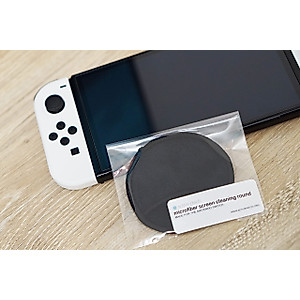 Black Microfiber Screen Cleaner Made for the Nintendo Switch - OLED Compatible | Accessories