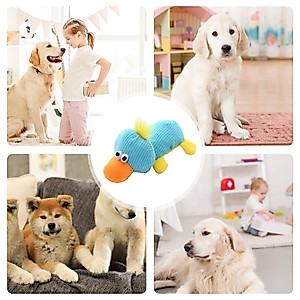 BELJE Plush Squeaky Dog Doll, Stuffed Dog Chew Toy, Durable Squeaker Pet Toy, Long Lasting Teething Puppy Toy, Bite Resistant Interactive Dog Toy, Reliable Soft Plush Dog Toy for Dog Pig Cats