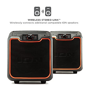Ion Sport XL - High-Power All-Weather Rechargeable Bluetooth and NFC Enabled Speaker - MK3 (Renewed)