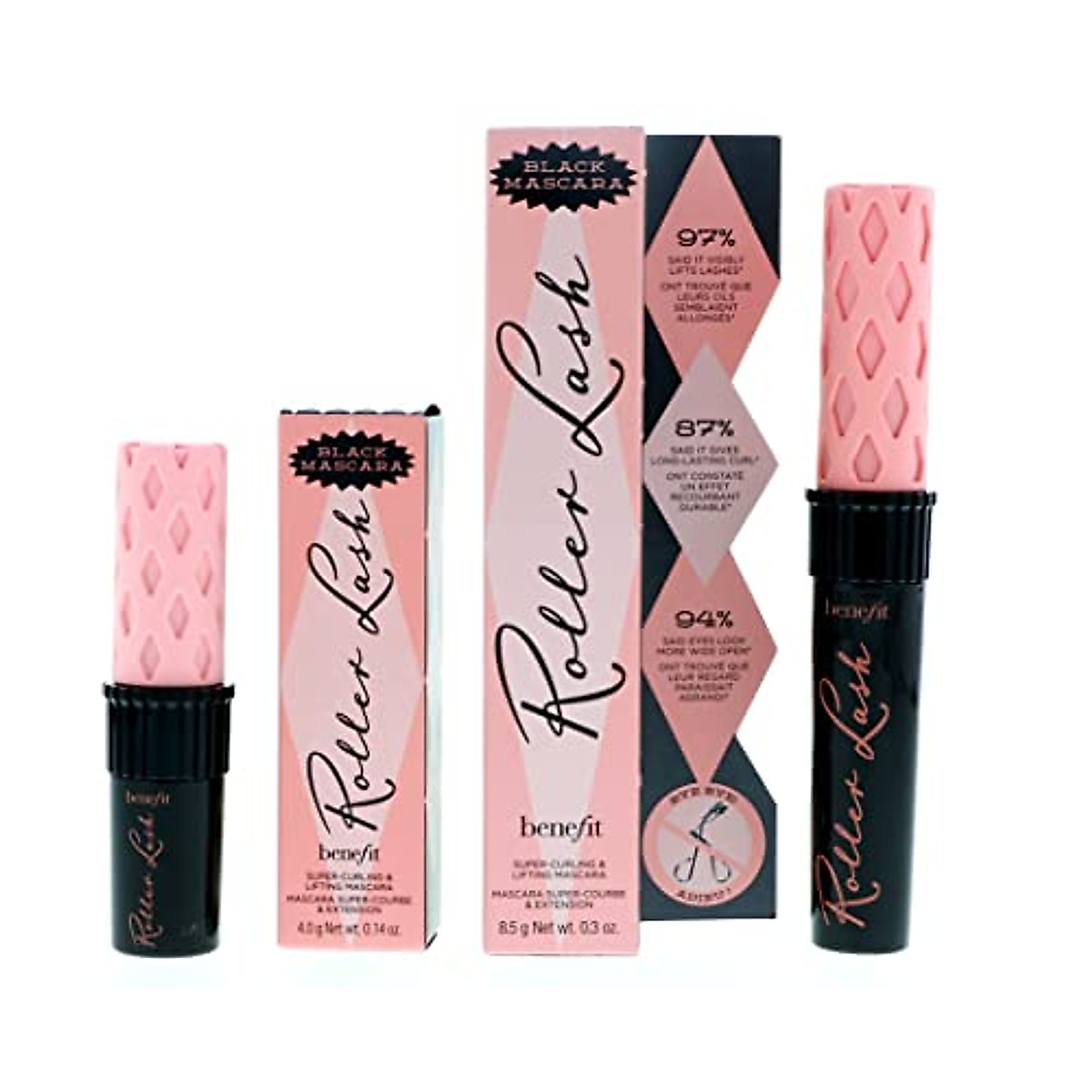 Benefit Cosmetics Roller Lash Full Size Plus Mini 2 Piece Set