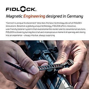 FIDLOCK Twist Bottle 590 & Uni Base Set - New Leak-Proof, Self-Sealing Bottle Cap - Bike Water Bottle Holder with No Screws & Attached Bottle - Cage Free Magnetic Rack - Smoke