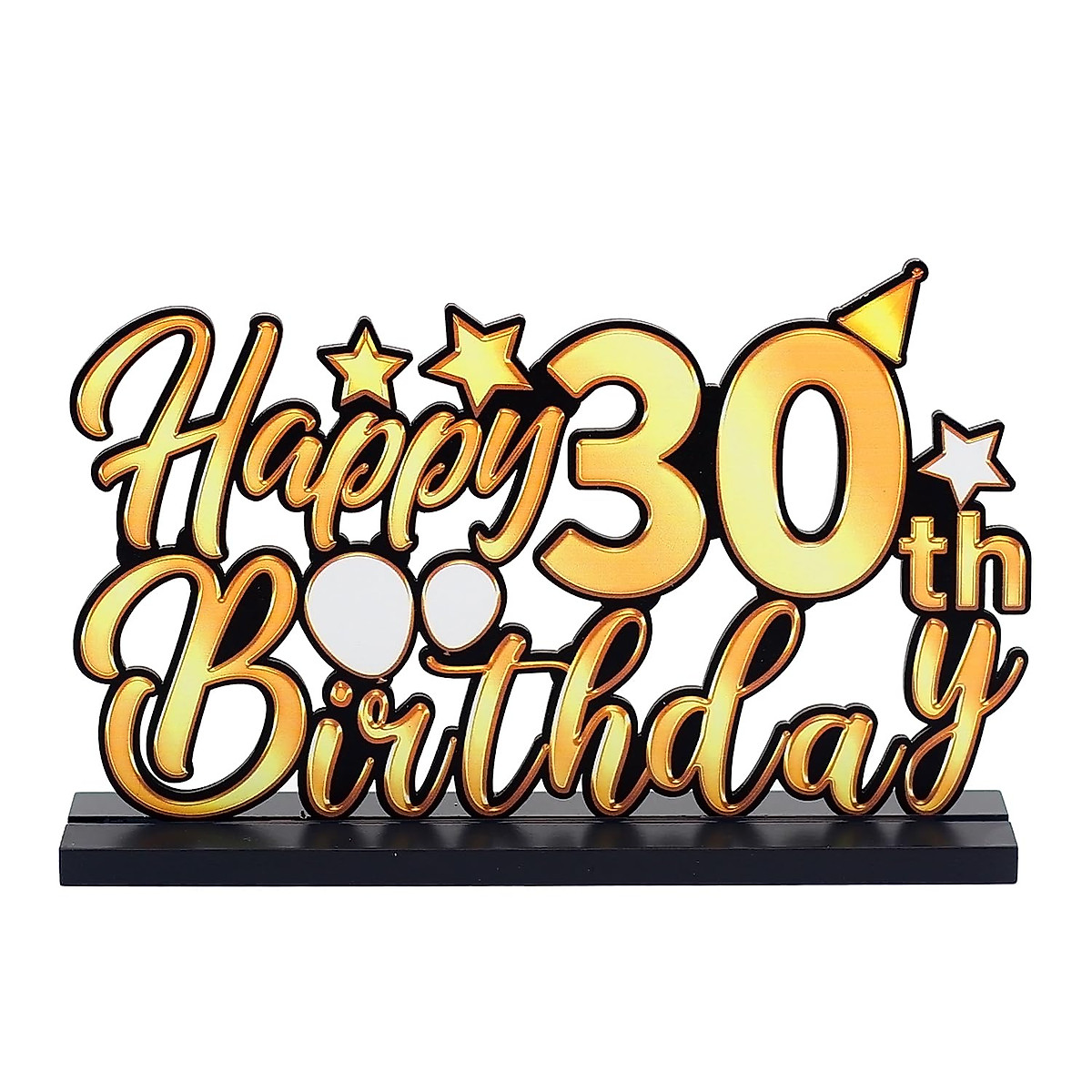 3 Pieces Happy 50th Birthday Party Table Decorations-Born in 1974, Cheer To 50 Years Table Centerpiece Sign Wooden Birthday Presents Congrats for Birthday Party Dinner Table Topper Favors