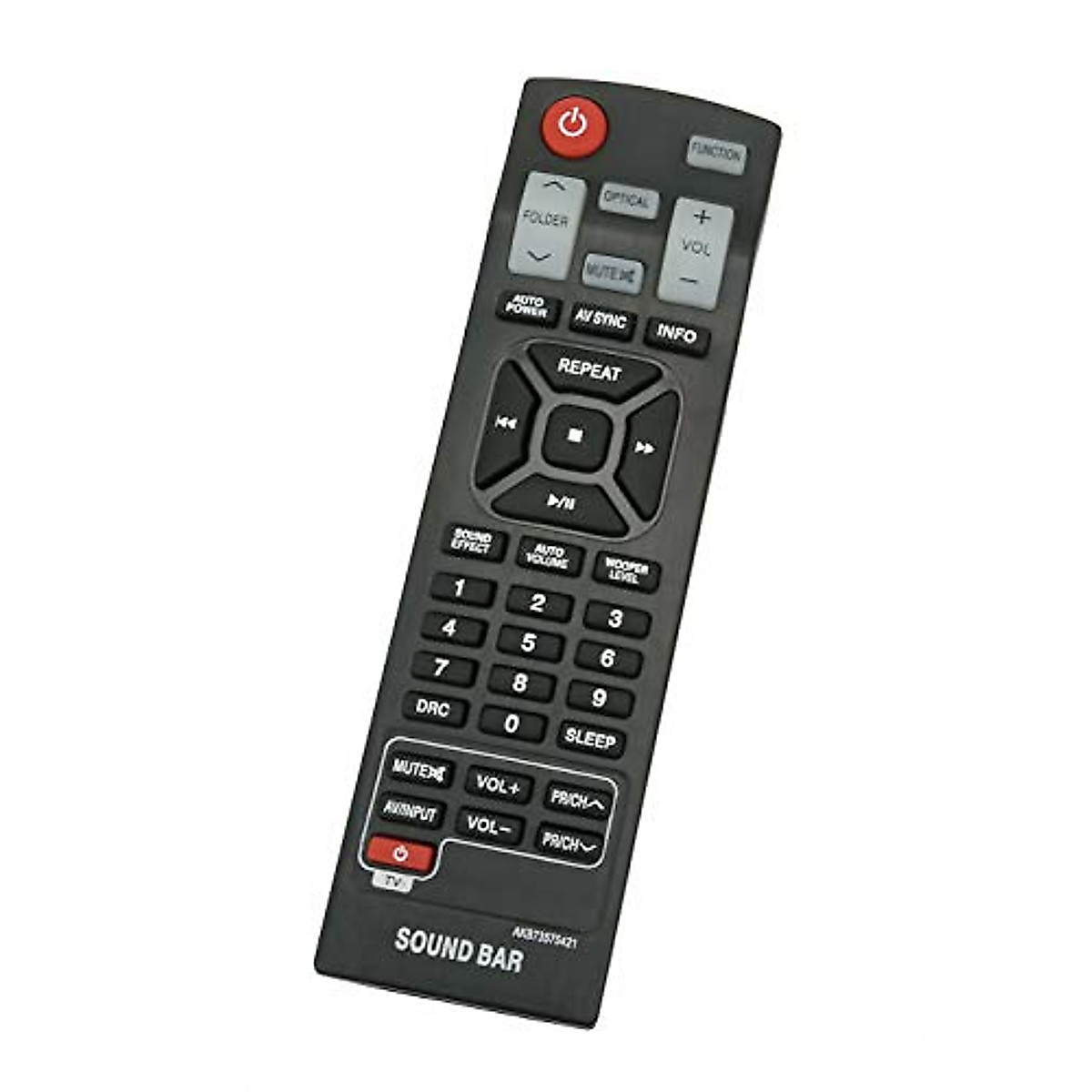 New - AKB73575421 Sound bar Remote Replaced for LG Soundbar NB3530ANB NB4530B NB3532A