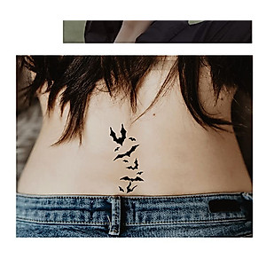 30 Different Patterns Dark Tattoo Stickers Waterproof Lasting Simulation Tattoo Unisex Temporary Stickers (F)