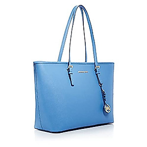 MICHAEL Michael Kors Jet Set Travel MD Top Zip Multifunction Tote (South Pacific)