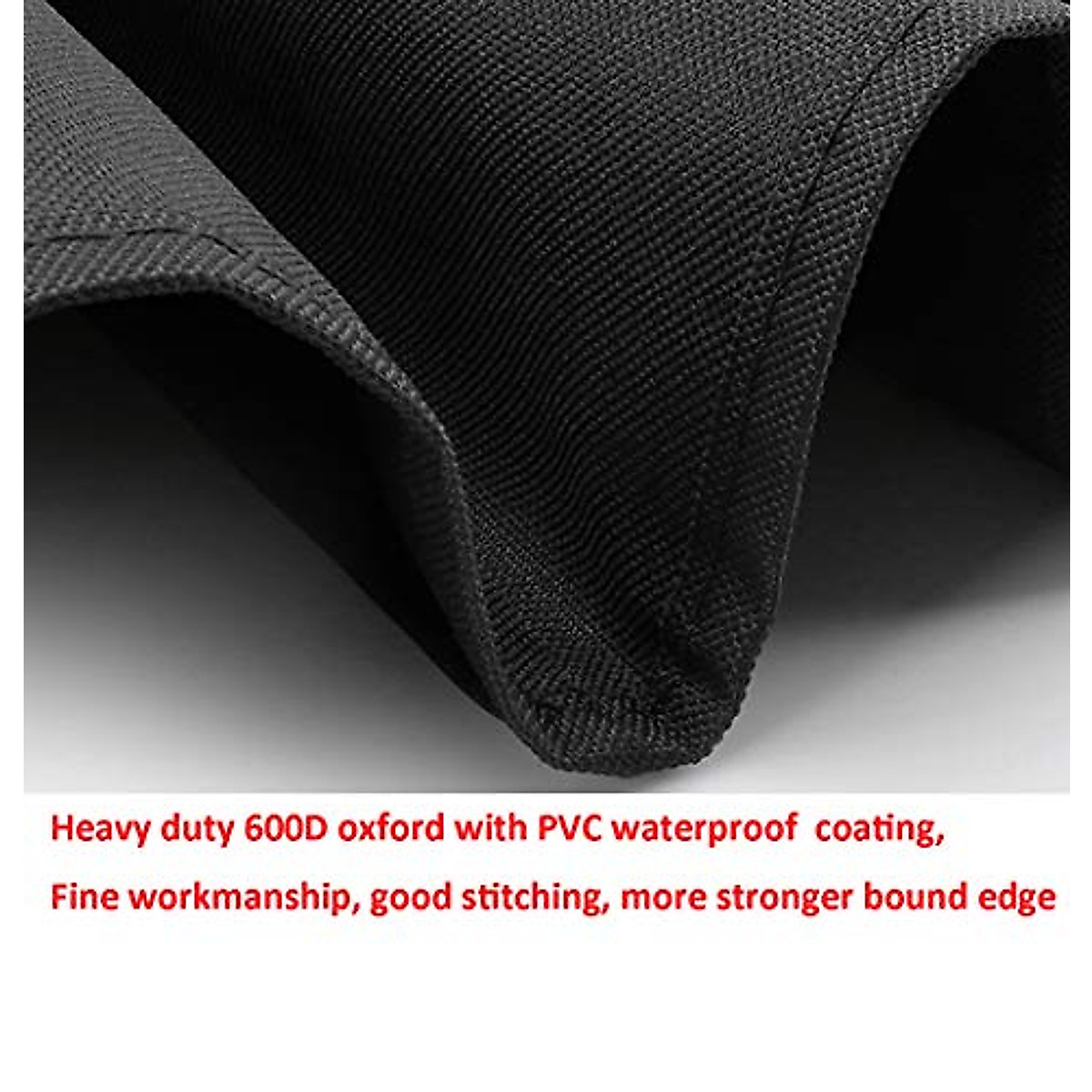 ProHome Direct Heavy Duty Waterproof Grill Cover for Char-Griller Duo 5050/5650 Gas and Charcoal Dual Fuel Grill Without Side Fire Box,Black