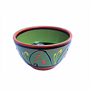 Cactus Canyon Ceramics Spanish Terracotta 5-Piece Small Salsa Bowl Set (European Size), Multicolor