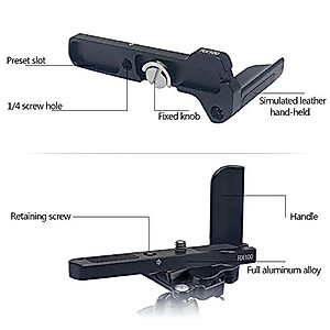 Mcoplus RX100 Quick Release L-Plate Hand Grip as AGR2 Replacement for Sony Cyber-Shot DSC RX100 RX100II RX100III RX100IV RX100V Cameras