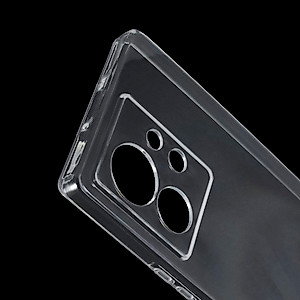 for Infinix Zero Ultra 5G X6820 Case, Soft TPU Back Cover Shockproof Silicone Bumper Anti-Fingerprints Full-Body Protective Case Cover for Infinix Zero Ultra 5G X6820 (6.80 Inch) (Transparent)