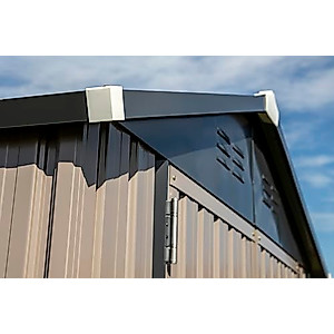 Arrow Sheds 6' x 4' Outdoor Steel Storage Shed, Tan