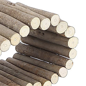 Hamster Bridge Toy, Bendable Wooden Hideout Rodents Wooden Door Fence for Small Animal Mouse Squirrel Chipmunk (60CM) Habitat Décor