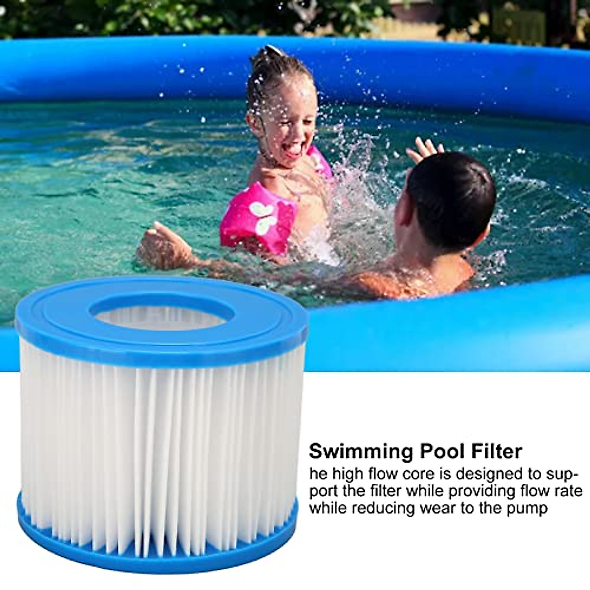 RvSky Garden kit 2pcs Children Swimming Pool Filter Spa Filter Replacement Cartridge Swimming Pool Accessories