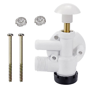 Beaquicy 385314349 RV Water Valve Kit Upgraded Toilet Water Valve Assembly Replacement for Dom-etic Sealand VacuFlush Toilet Models