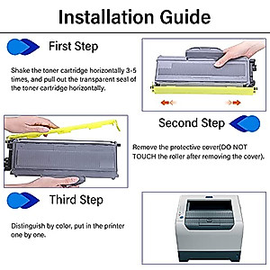 Hydr (Black,2-Pack) Compatible TN-650 Toner Cartridge Replacement for Brother TN650 MFC-8470DN MFC-8370 MFC-8460N Printer Toner Cartridge