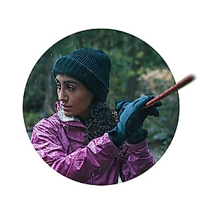 SEALSKINZ Unisex Waterproof Cold Weather Roll Cuff Beanie, Red, XX-Large