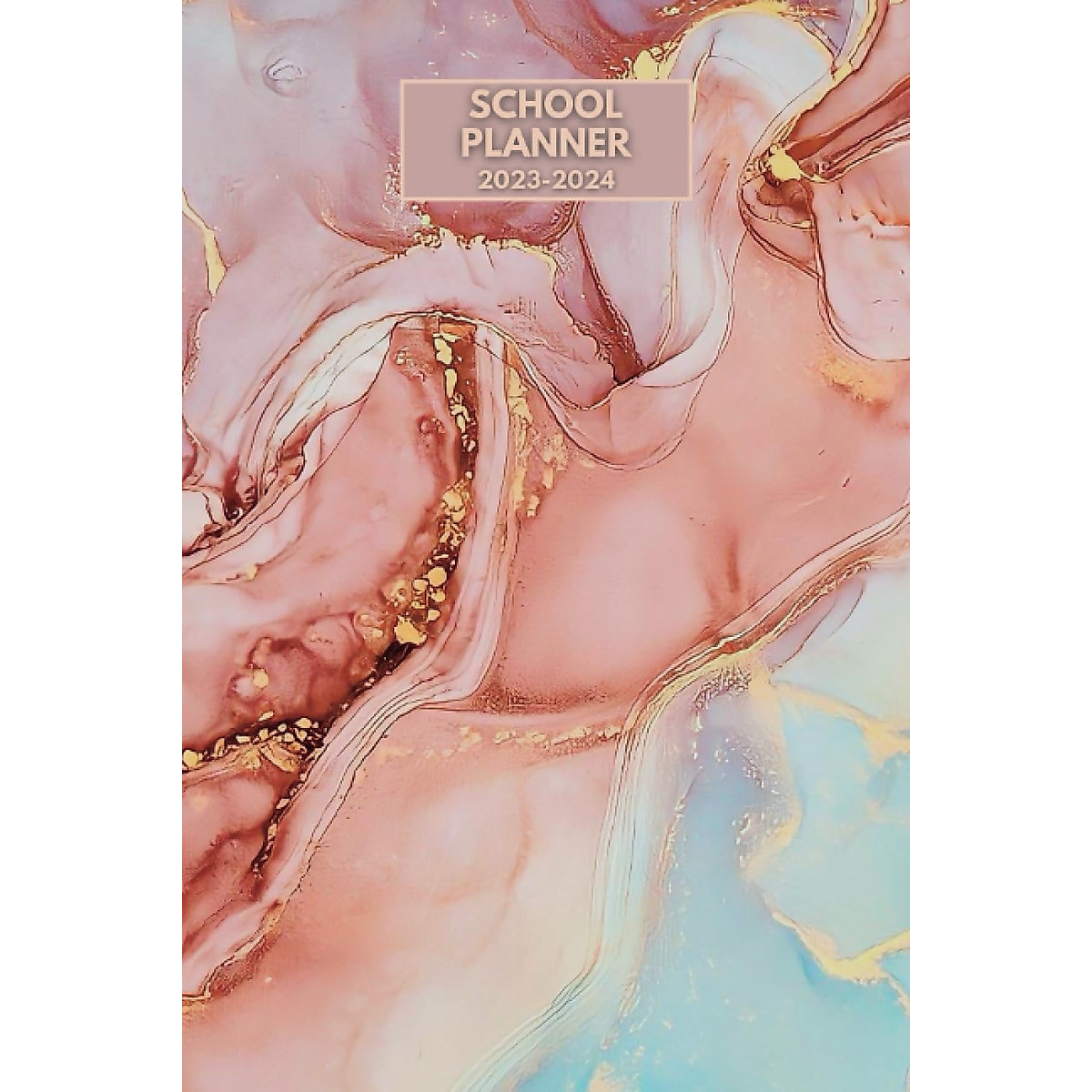 School Planner 2023-2024: Weekly & Monthly Student Organizer and Homeschool Lesson Plans | Primary - Middle School - High School | 1 week on 2 pages | Size 6” x 9”