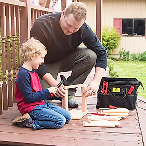 MALUVRIAN Arts and Craft Kit for Kids Extra Foam Wood Kit with 18 Pieces of Craft Foam Wood | Kids Tool Set | Building Toys Educational | Learning Toys | STEAM STEM Toys for Boys and Girls