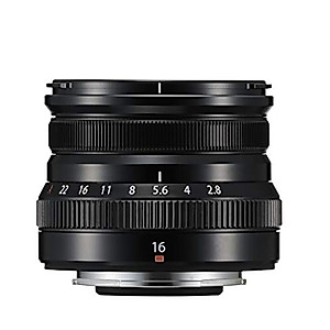 Fujinon XF16mm F2.8 R Weather Resistant Lens, Black