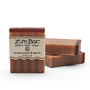 Zum Bar Goat's Milk Soap - Frankincense and Myrrh - 3 oz (3 Pack)