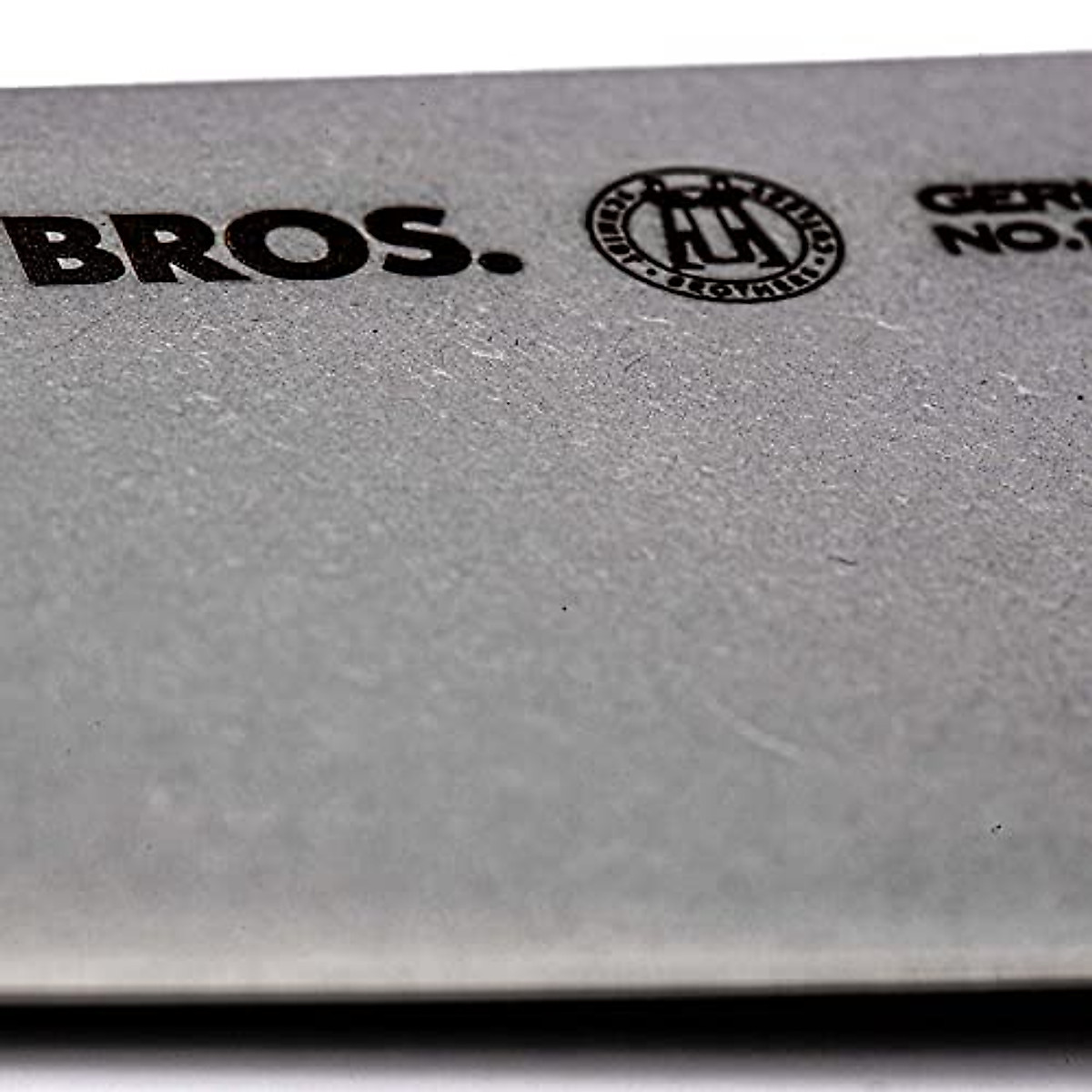 Schmidt Brothers - Cutlery Stone Series 7-Piece Kitchen Knife Set, High-Carbon German Stainless Steel Cutlery, Stone-washed Wood Handles and Clear Acrylic Magnetic Knife Block