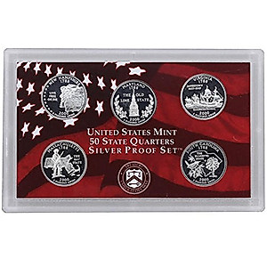 2000 S U.S. Mint Silver Proof Set - 10 Coins - OGP Superb Gem Uncirculated