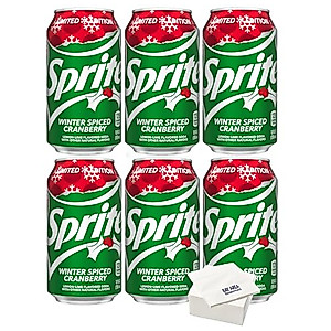 Sprite 12 oz. can (Pack of 6) (Winter Spiced Cranberry 6pk.)
