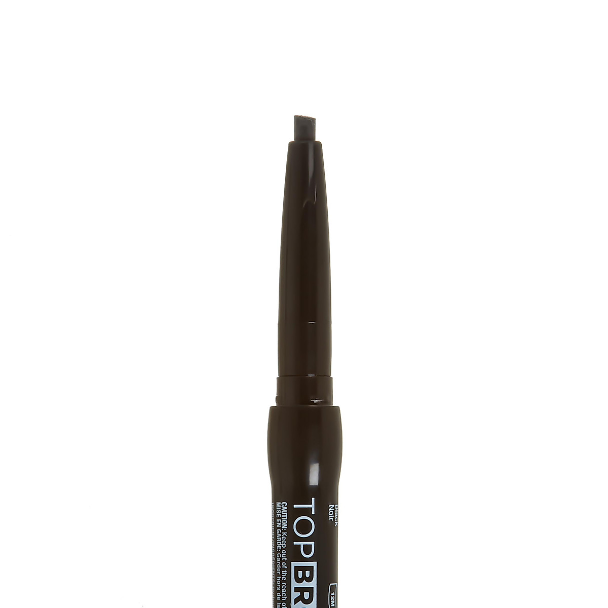 Kiss New York Professional Long-Lasting Eyebrow, Retractable Eyebrow Pencil, Rich Pigmentation, Coconut Oil Infused, Built-in Brush Brow, Sapes, Define, Fills Brow, Eye Makeup (KBAP06 BLACK)