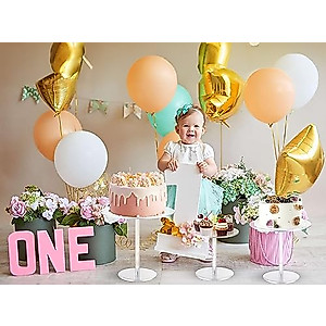 POMINEL Acrylic Cake Stand Set of 3, Clear Cake Stand Round Tall Cake Stand for Dessert Table Display Set, Cupcake Stand Dessert Cupcake Pastry Candy Display Riser for Wedding, Event, Birthday Party