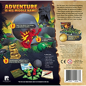 Restoration Games Fireball Island: The Last Adventurer, Multi-Colored