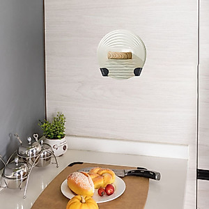 DQZSY Pot Lid Holder 6 Pairs Hanging Pot Lid Organization Lovers, Kitchen Bracket Hanging Holder, Easy Kitchen Adjustable Pot Lid Storage Rack，black