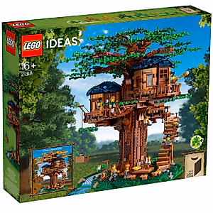 LEGO Ideas 21318 Tree House Playset Building Kit (3,036 Pieces) — Collectible Display Set and Birthday Family Christmas Holiday Toy for Adults & Kids — Drawstring Bag