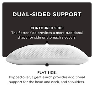 Tempur-Pedic Memory Foam Symphony Pillow Luxury Soft Feel, Standard, White