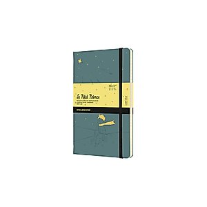Moleskine Limited Edition Le Petit Prince 18 Month 2021-2022 Weekly Planner, Hard Cover, Large (5" x 8.25"), Roses