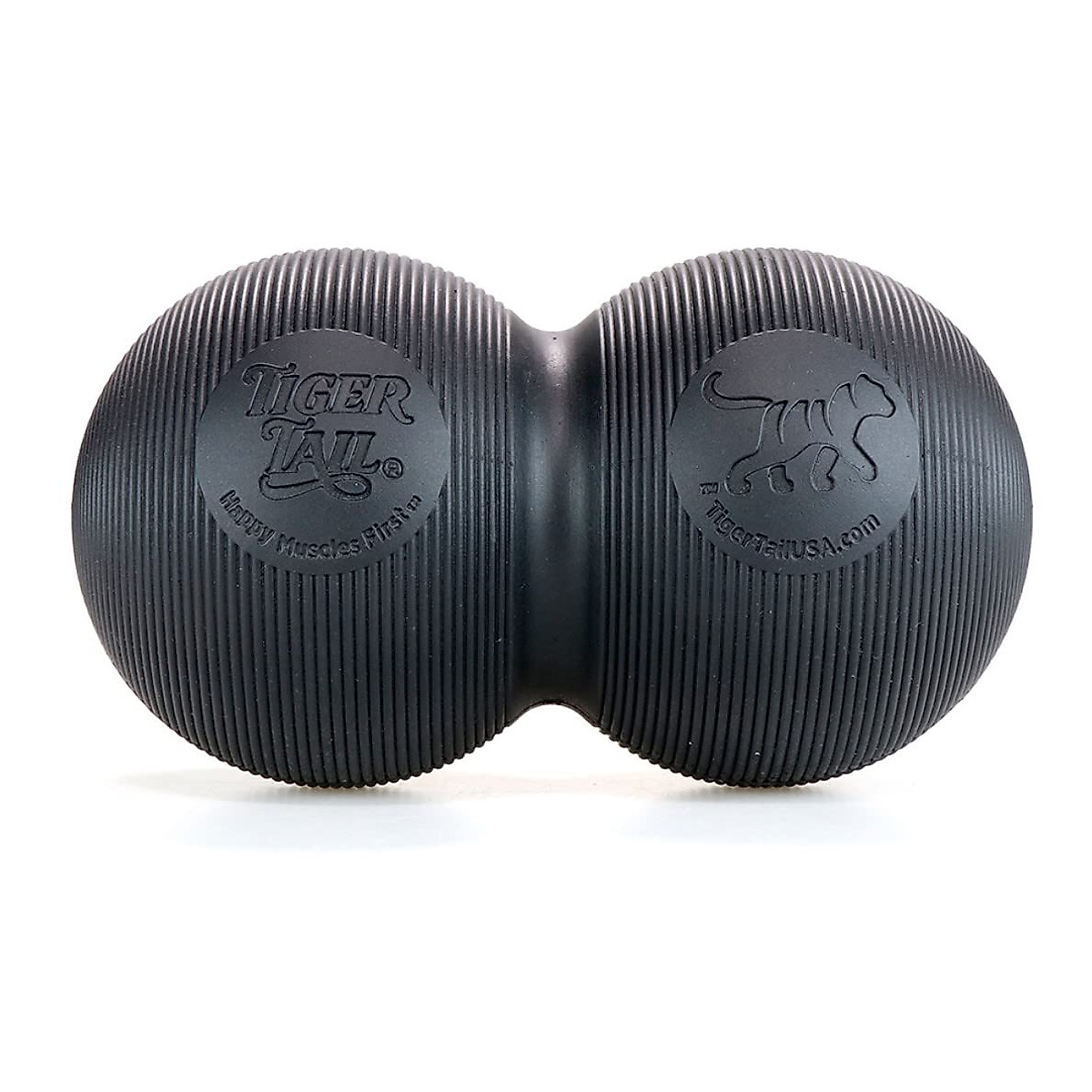 Tiger Tail Tiger Ball Large 8-Inch Peanut Foam Roller Double Ball: Self-Help Body Massage Tool for Trigger Points and Muscle Knots
