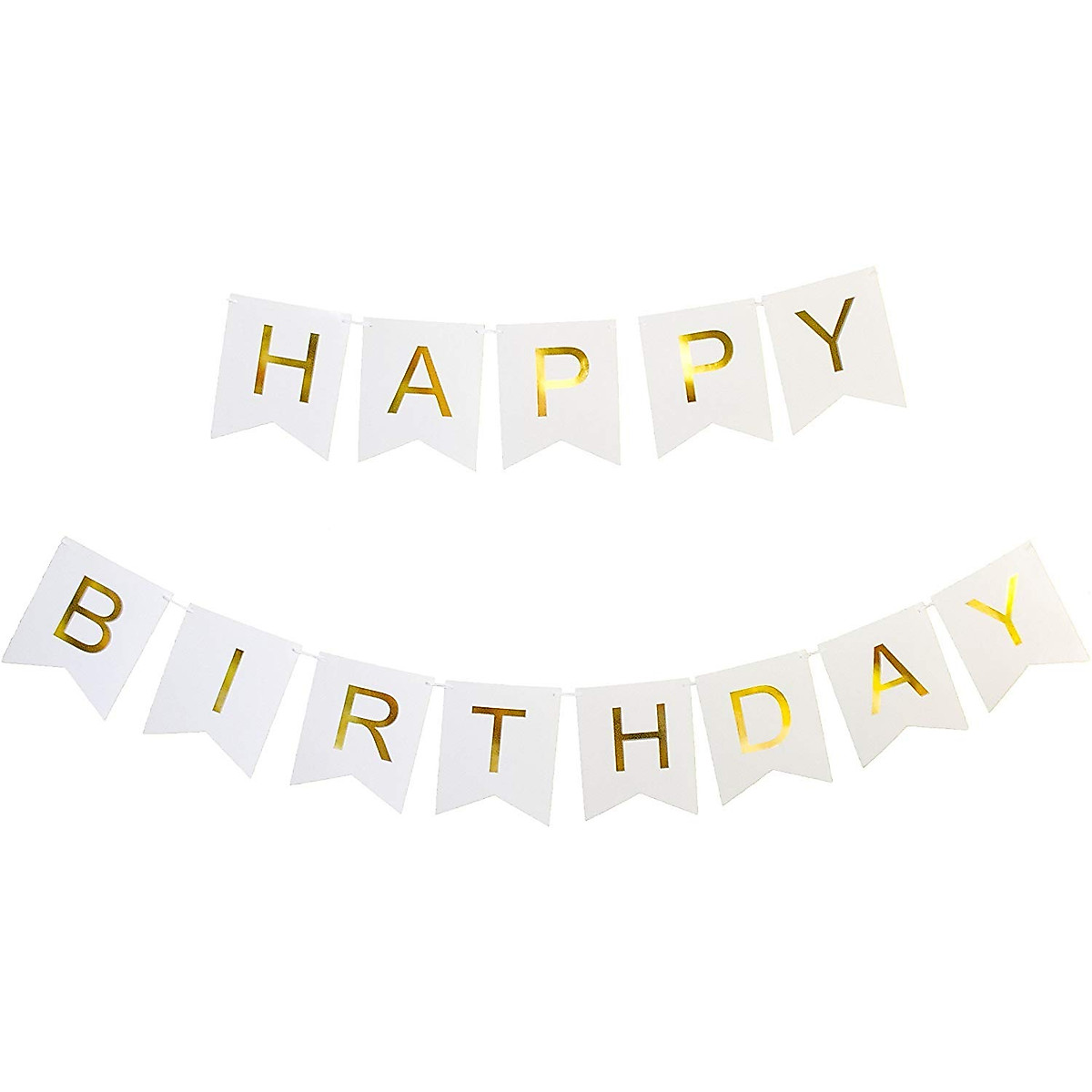 Birthday Decorations Blue and Gold for men,Happy Birthday Banner White, Blue Balloons and Gold Confetti Balloons Hanging Swirls, Glitter Circle Dots for Boy's Birthday Party, Baby Shower Adults Party