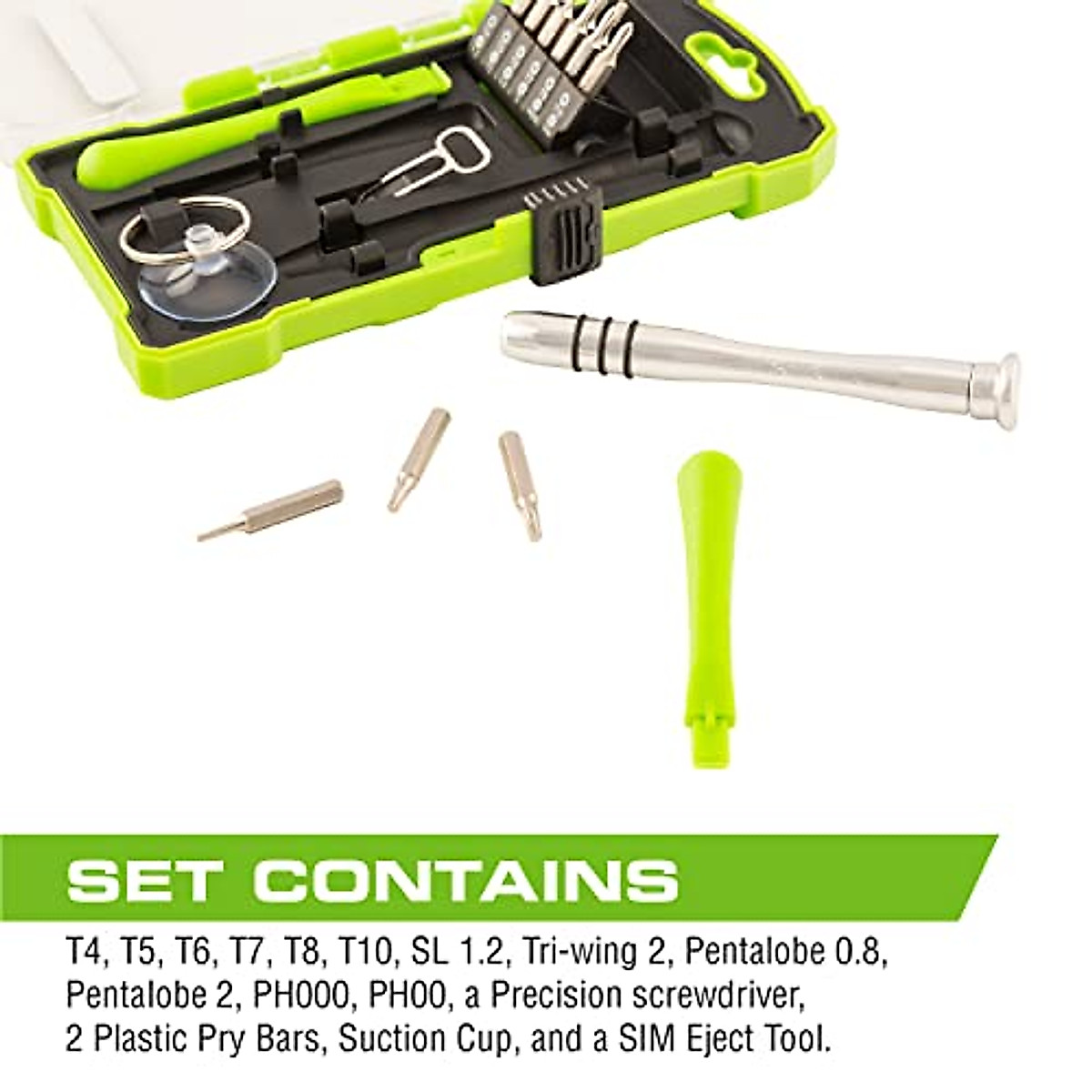 ARCAN TOOLS Cellphone Tablet Computer Tool Kit, 17-Piece (ATS17PC), Multi