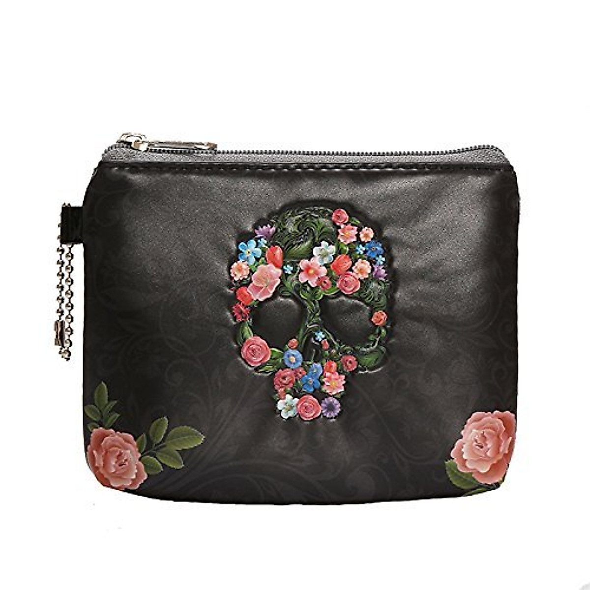 Coolrunner 3D Skull Series zipper coin purse small wallets mini change purse (Purse)