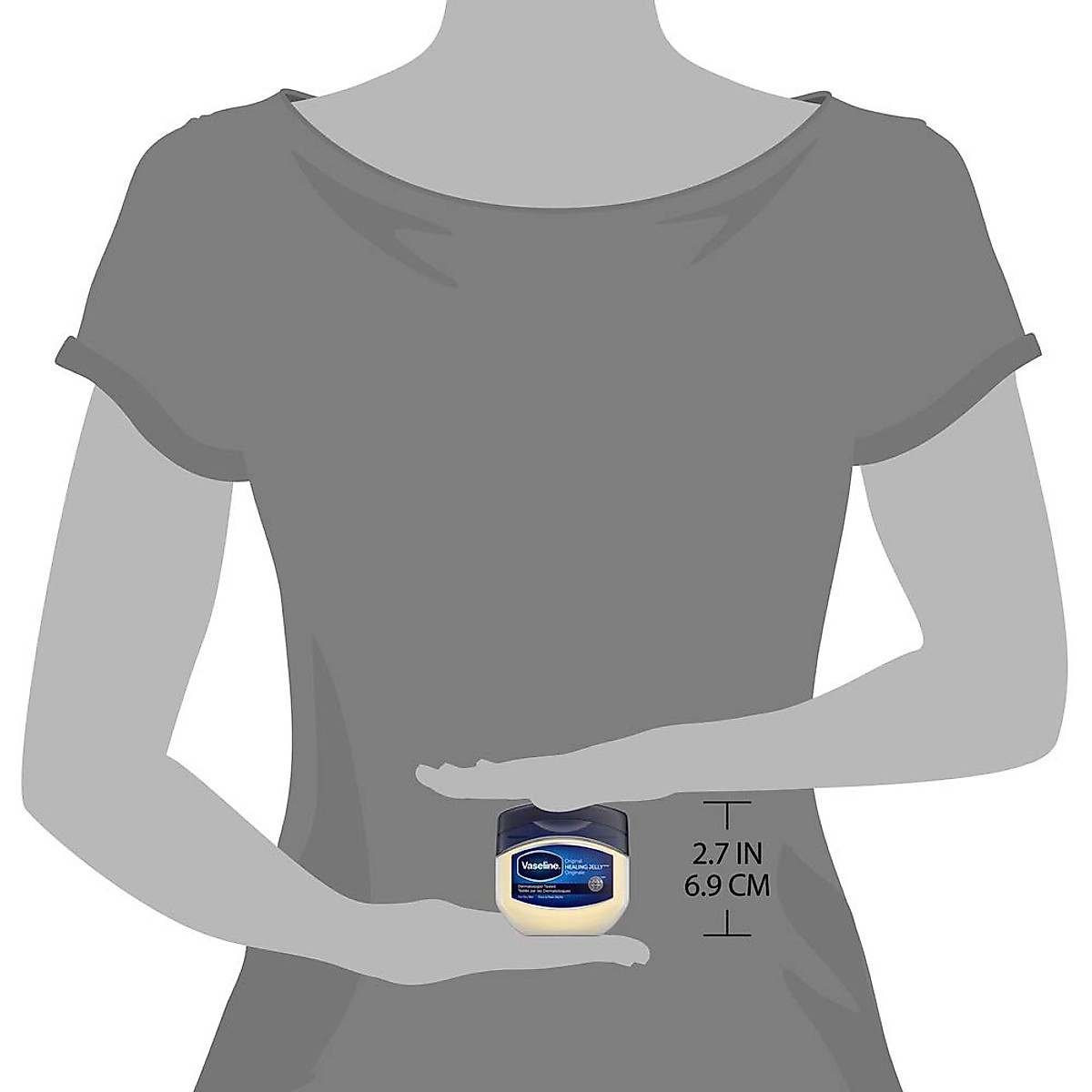 Vaseline Original Petroleum Jelly 100g- Hypoallergenic Skin Moisturizer for Sensitive Skin, Imported from Canada