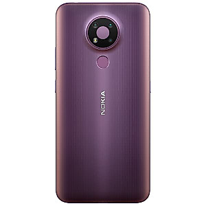 Nokia 3.4 | Android 10 | Unlocked Smartphone | 2-Day Battery | US Version | 4G LTE | 3/64GB | 6.39-Inch Screen | Triple Camera | Dusk/Purple