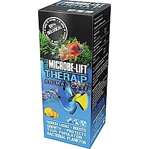 Microbe-Lift THERAPH16 TheraP Fish Care Treatment for Freshwater and Saltwater Home Aquariums and Tanks, 16 Ounces